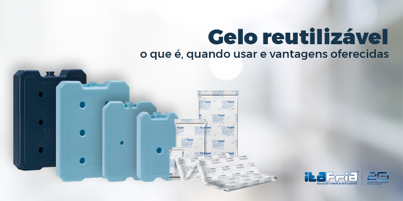 Gelo reutilizável - o que é, quando usar e vantagens oferecidas - Ita Fria